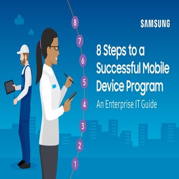 8 Steps to a Successful Mobile Device Program | PDF | Smartphones ...