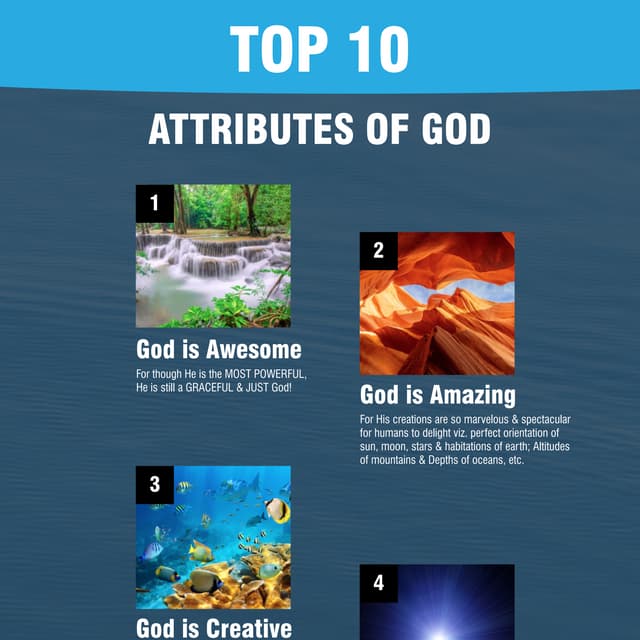 Top 10 Attributes of God | PDF