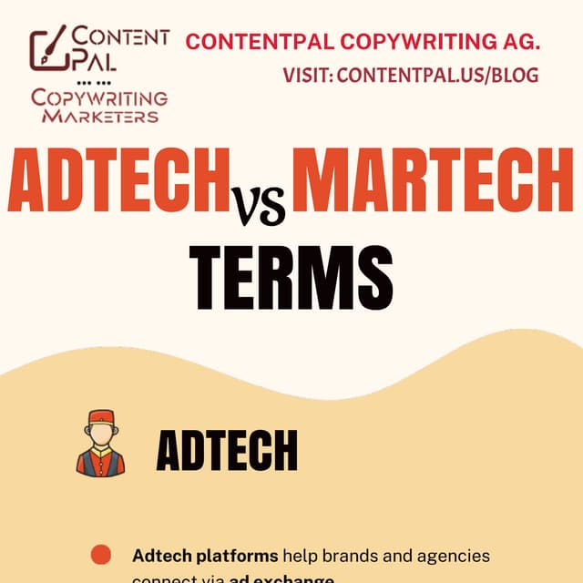 Infographic --Adtech vs Martech -CONTENTPAL --Newsletter | PDF