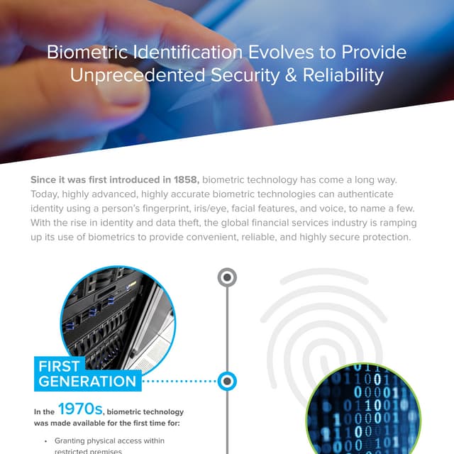 Biometric Identification Evolves to Provide Unprecedented Security ...