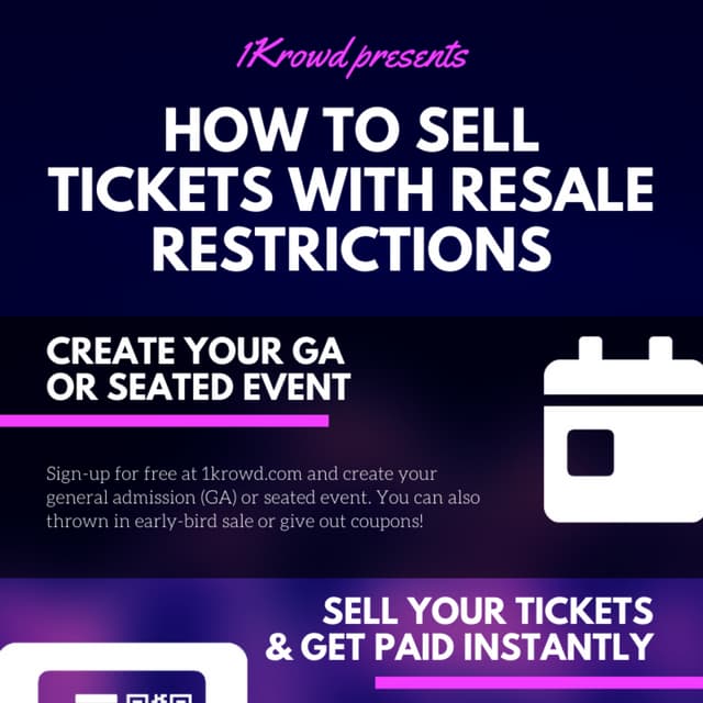 How to Stop Ticket Reselling (Infographic) | PDF