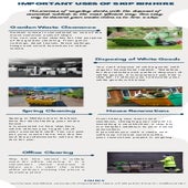 Infographic important uses of skip bin hire | PDF