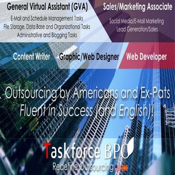 Infographic - Taskforce BPO services | PPTX