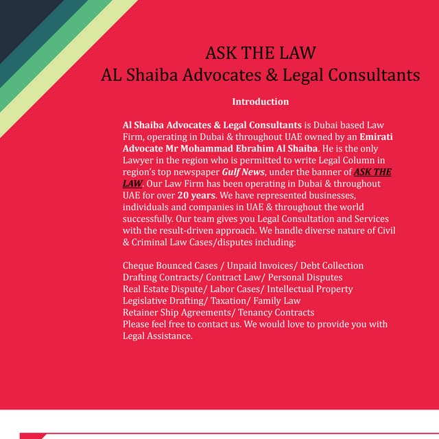 ASK THE LAW | PDF