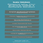 Reasons Why Your Business Needs A Software Solution | PDF