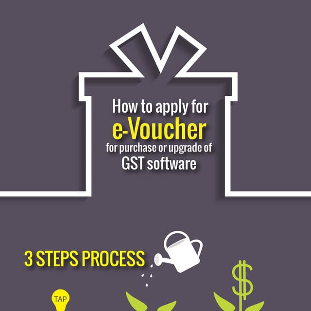 Infographic : GST software e-voucher | PDF