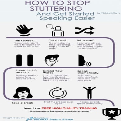 How to Stop Stuttering When Nervous | PDF
