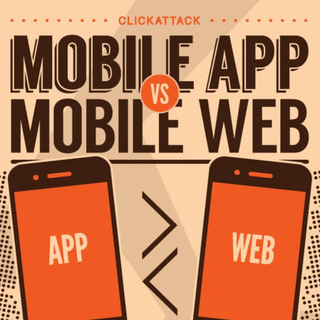 Infographic mobile web vs mobile app | PDF