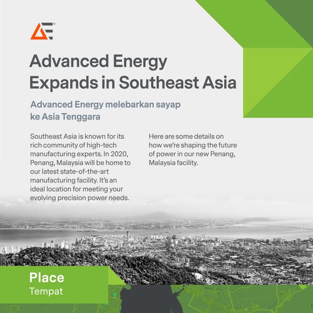 Advanced Energy Expands in Southeast Asia | PDF