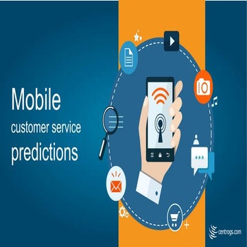 Mobile customer service predections Infographic ppt | PPSX