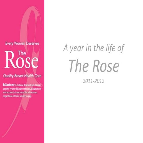 A Year in the Life of The Rose | PPTX