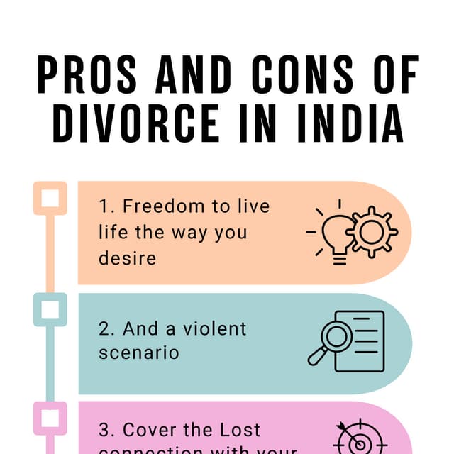 Pros And Cons of Divorce in India | PDF
