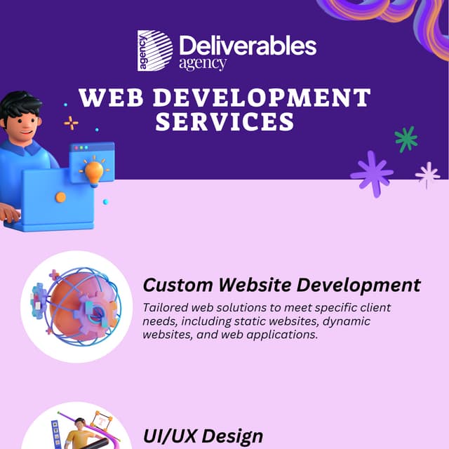 Deliverables Agency : Elevate Your Online Presence with Our Web Development Services | PDF