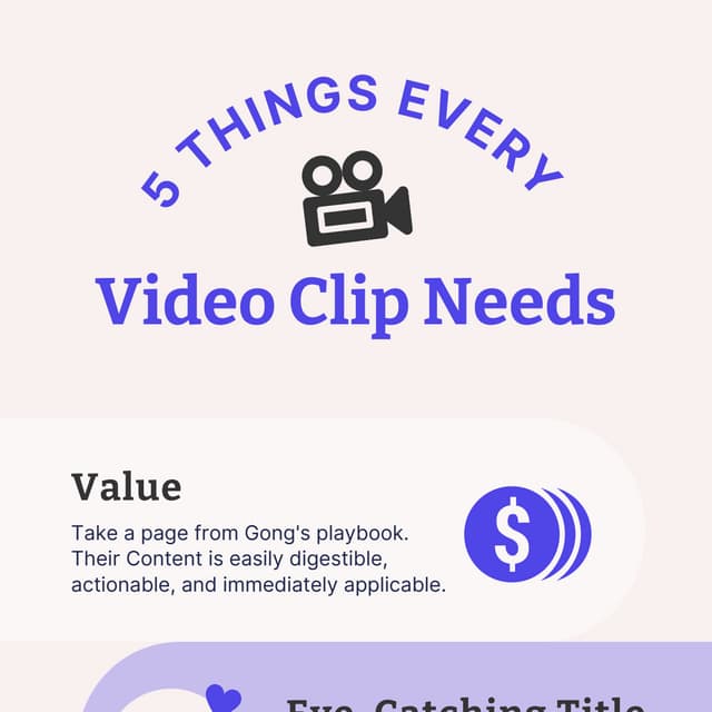 5 things every video clips needs | PDF