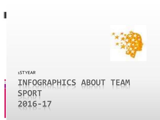 1st year infographics team sports poster | PPT