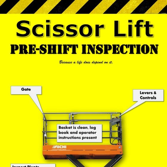 Just a safety minute scissor lift reminder | PPT