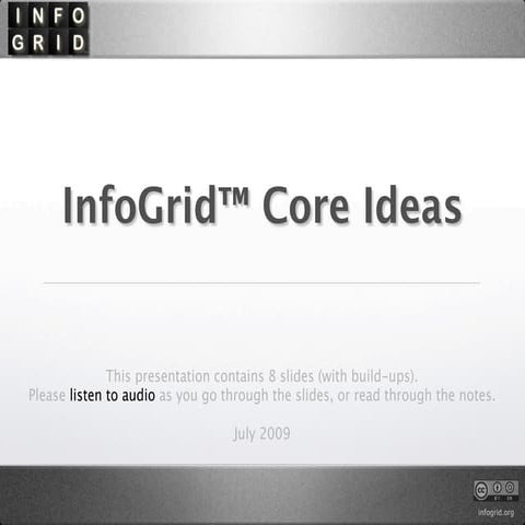InfoGrid Core Ideas | PPT