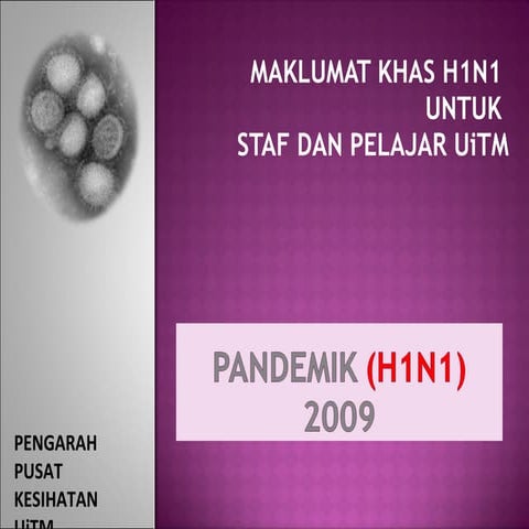 Info H1 N1 Untuk Warga Ui Tm | PPT