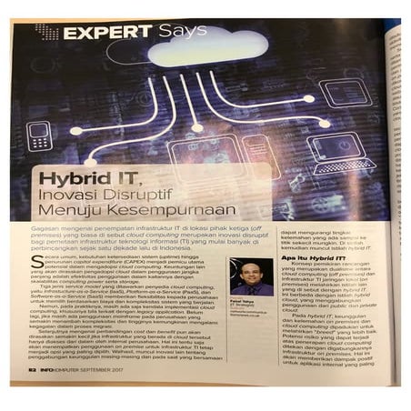 Hybrid IT, Inovasi Disruptif Menuju Kesempurnaan | PDF