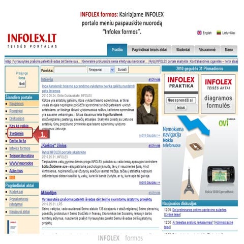 Infolex formos | PPT