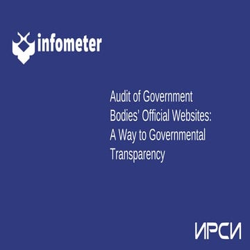 Infometer презентация новая широкая - eng - ik | PPT