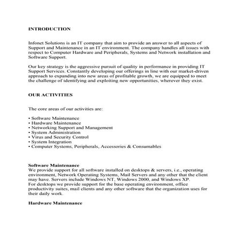 Protocol-COMPANY PROFILE -Networking | PDF