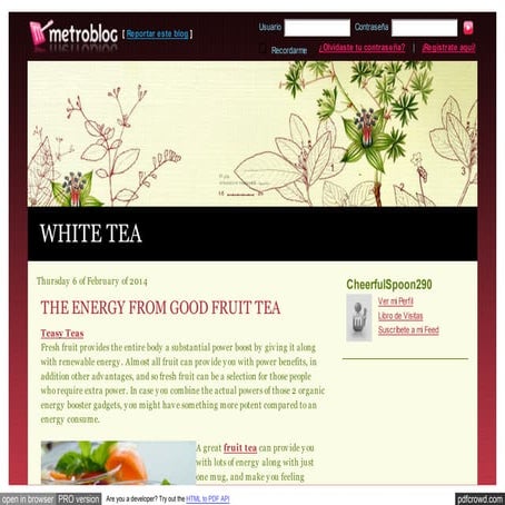 Green Tea - student project | PPTX