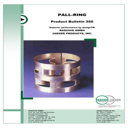 Info raschig pall ring-350 | PDF
