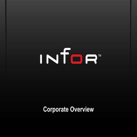Infor Corporate Overview | PPTX