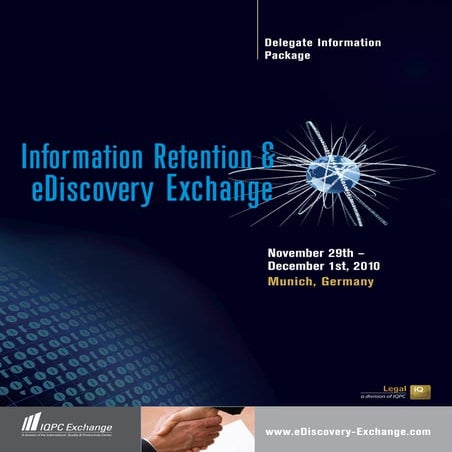 Information Retention & eDiscovery Exchange Brochure | PDF