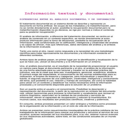 Información textual y documental | DOCX