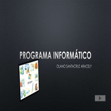 programación informatica | PPTX | Programming Languages | Computing