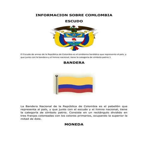 Informacion general sobre colombia | DOCX