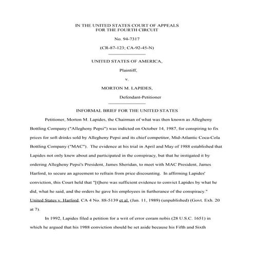 Informal Brief | PDF