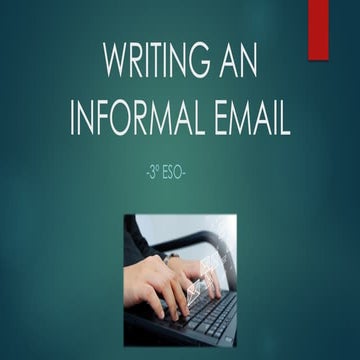 Informal email 3º | PDF