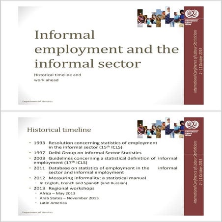Informal employment and the informal sector | PDF