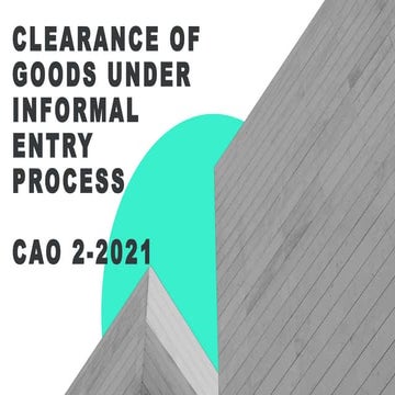 informal entry for customs clearance.pptx