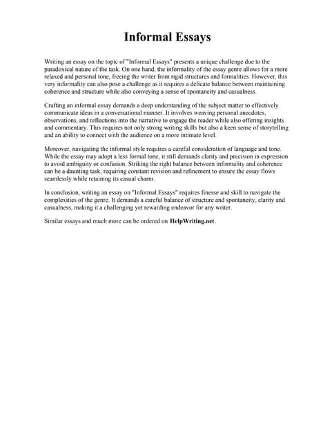 Informal Essay Sample.pdf