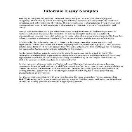 Informal Essay Sample.pdf