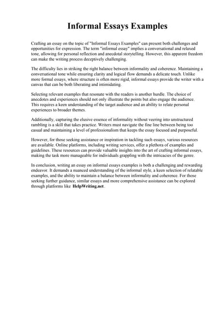Informal Essay Sample.pdf