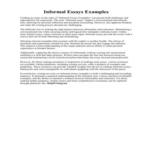 Informal Essays Examples.pdf