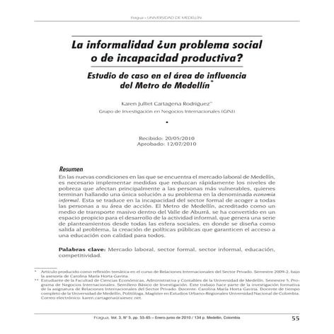 Economía informal | PPTX