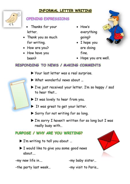 Formal and Informal Letter Writing | PPT