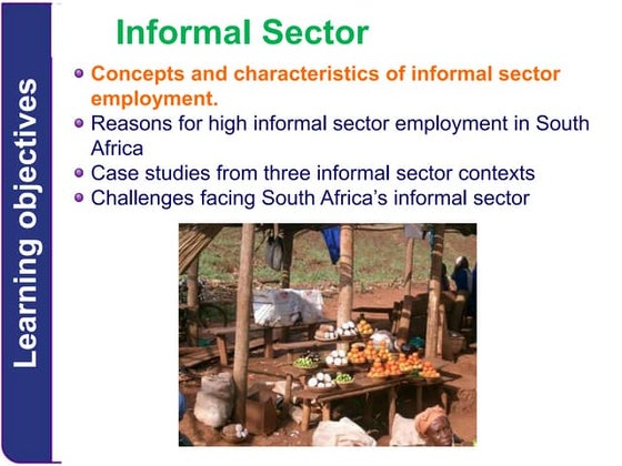Informal sector in India | PPTX | Government Support and Welfare ...