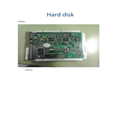L'hard-disk | RTF