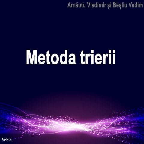 Tehnici de programare | PPT