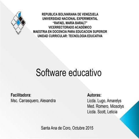 Software educativo | DOCX