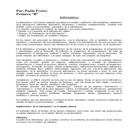 Ramas de la informatica | PPTX
