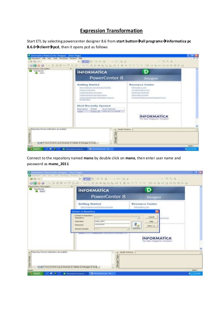 Informatica Expression Transformation