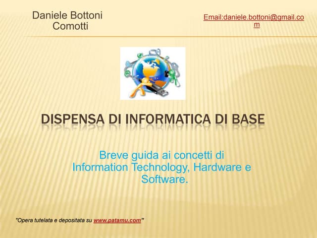 Concetti Di Base Di Informatica | PPT